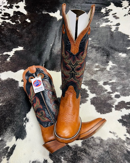 Hondo Mens Buckaroo Boots 3527.W.5S – Haegles Western Wear