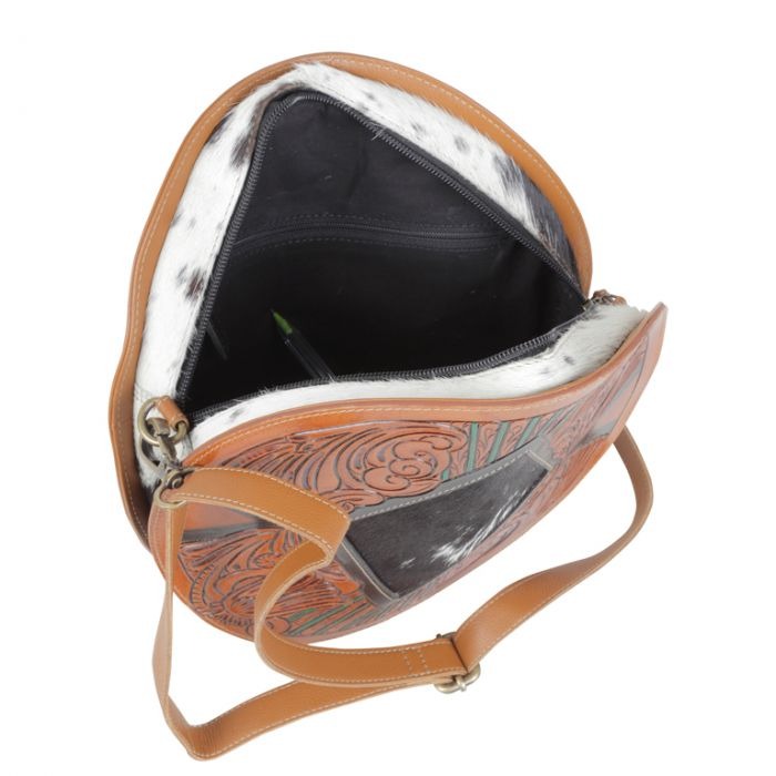 Myra Round Leather Bag S-5411 – Haegles Western Wear